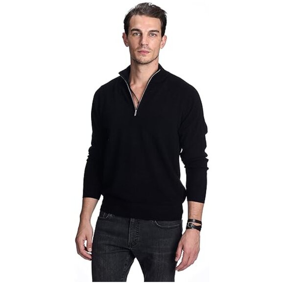 State Cashmere | Sweaters | Nwt State Cashmere Mens Half Zip Sweater 0 ...